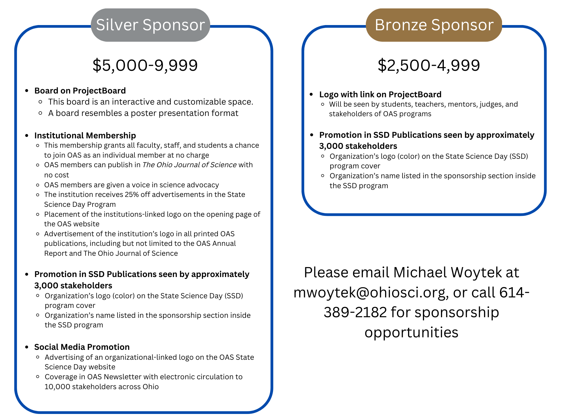 State Science General and Scholarship Sponsor – State Science Day